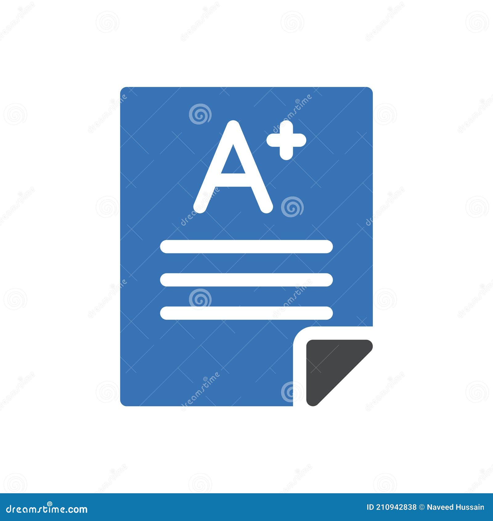 Marksheet stock vector. Illustration of icon, marksheet - 210942838
