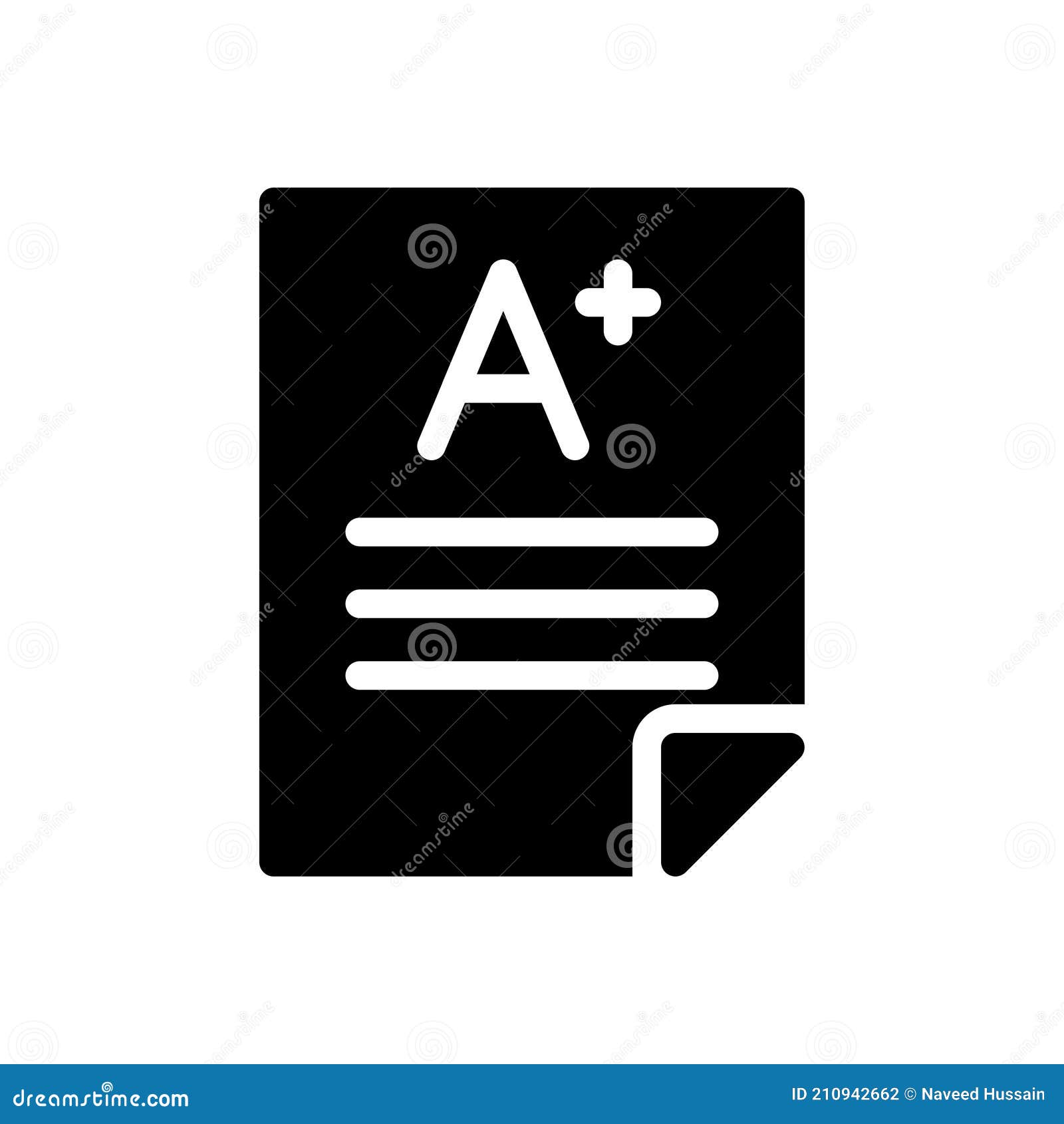 Marksheet stock vector. Illustration of note, business - 210942662