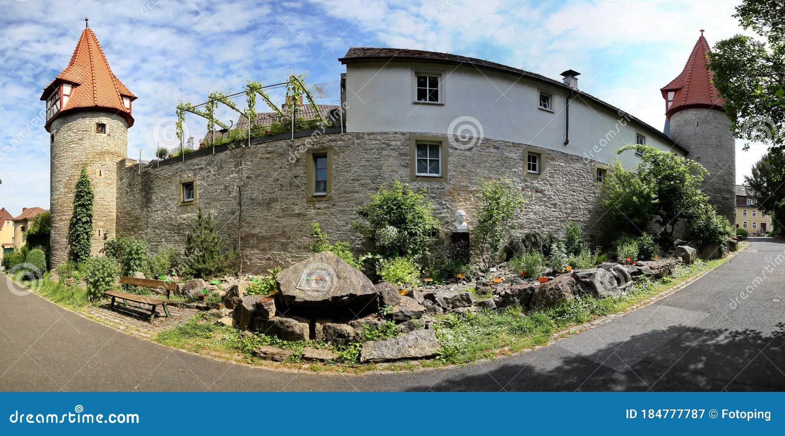 Marktbreit Eine Stadt am Main Stock Image - Image of cranes, town ...