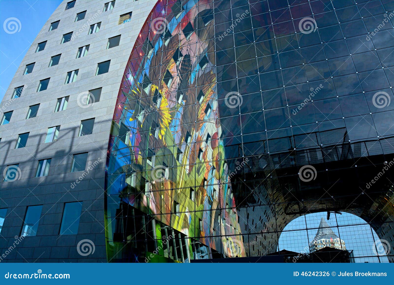 Markthal Rotterdam stock photo. Image of modern, colors - 46242326