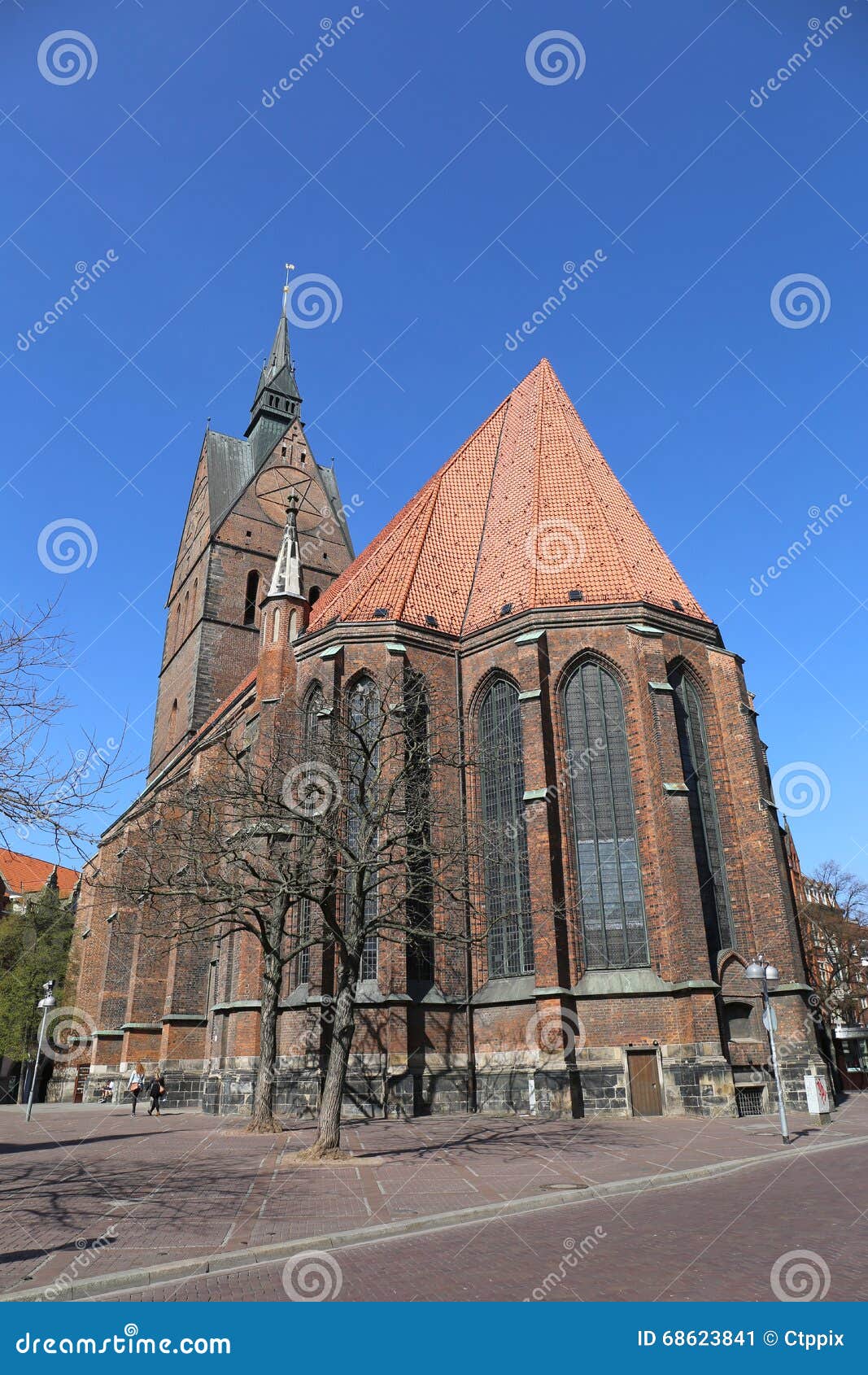 Marktkirche Church in Hannover,Germany Stock Image - Image of gothic ...