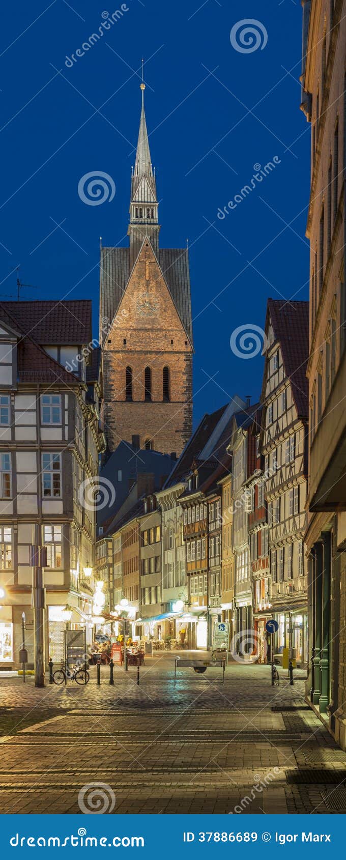 Marktkirche in Hannover, Germany Stock Image - Image of hanover ...