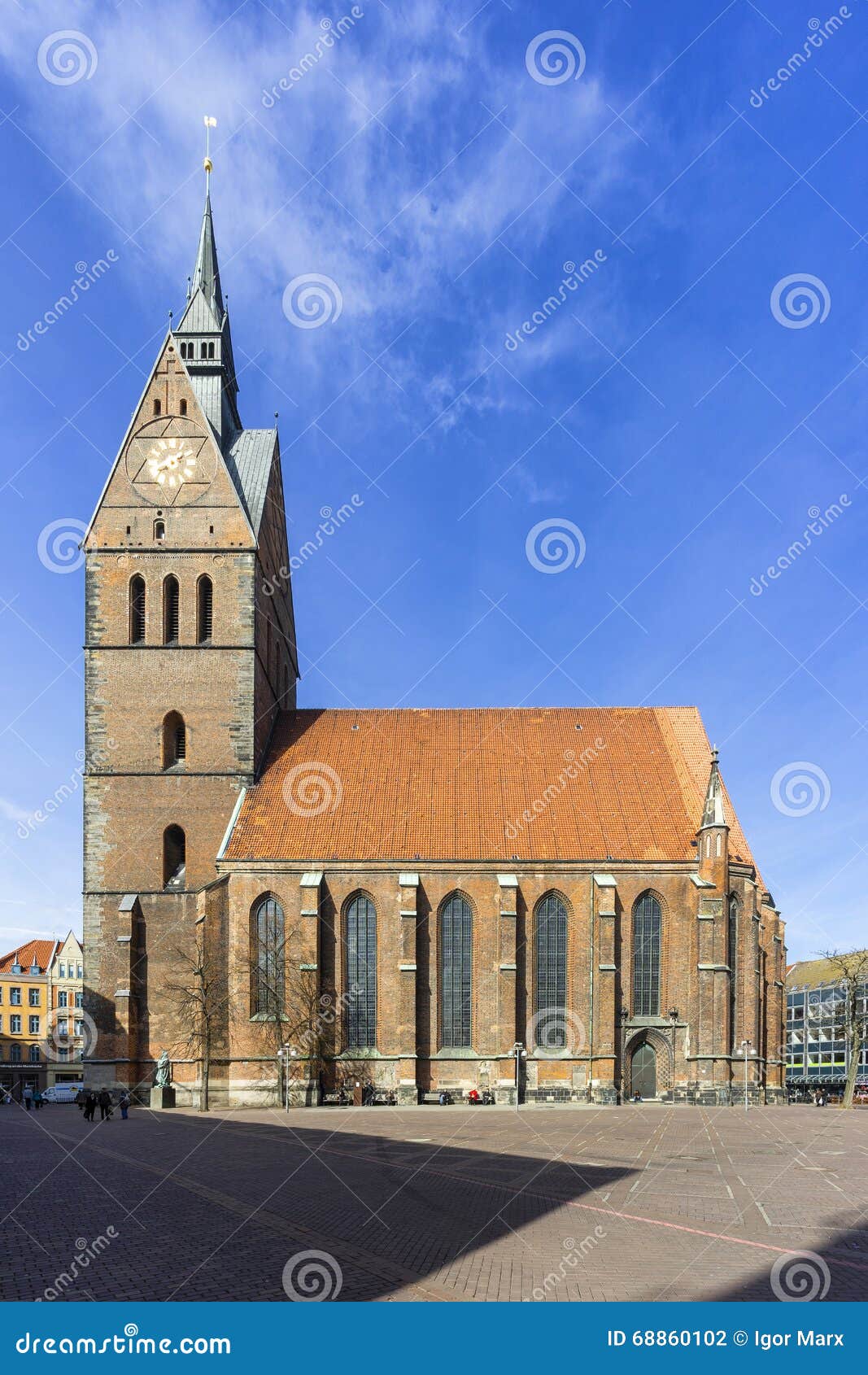 Marktkirche in Hannover, Germany Stock Photo - Image of german ...