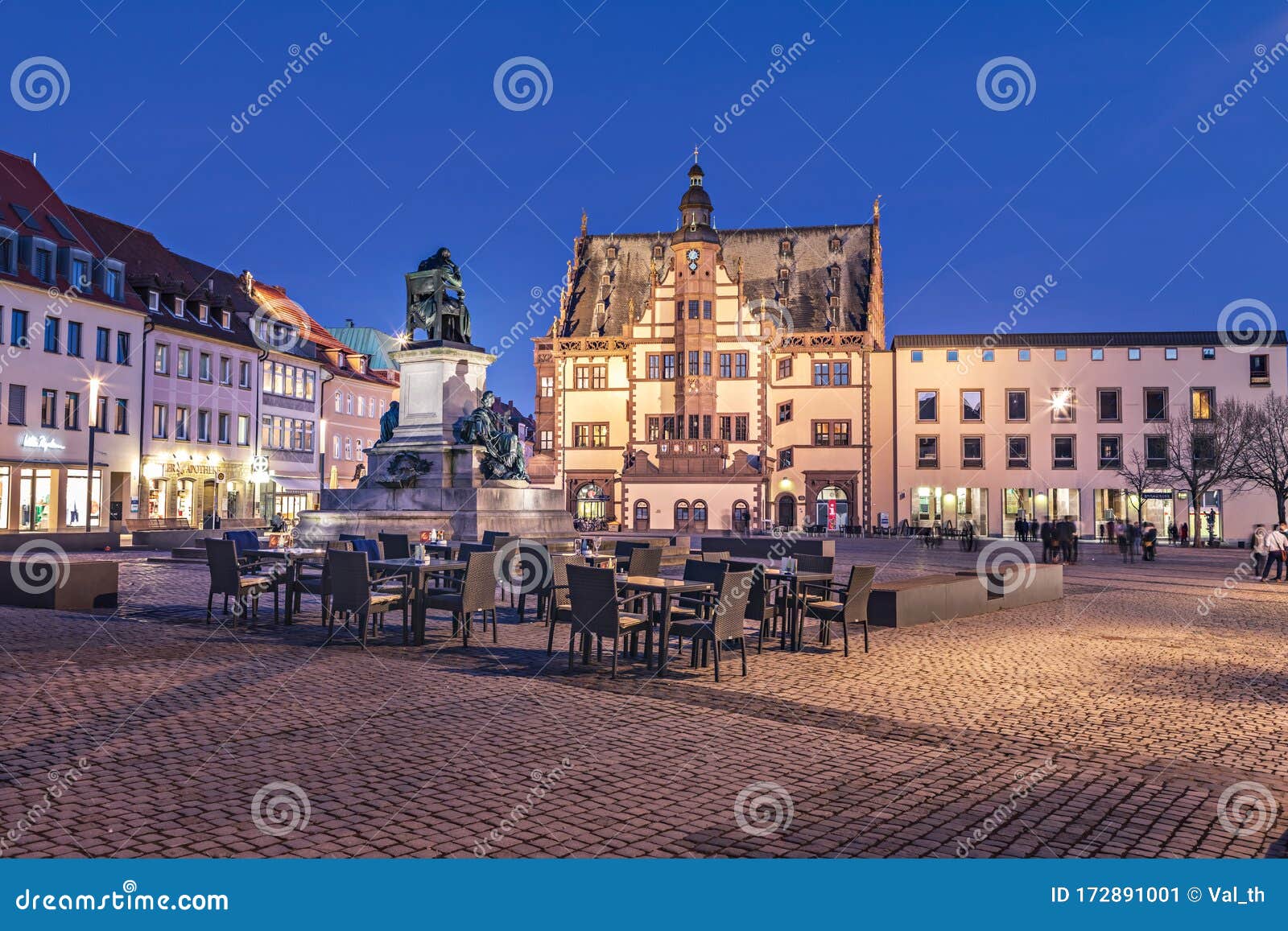 Marktplatz of Schweinfurt editorial photo. Image of franconia - 172891001