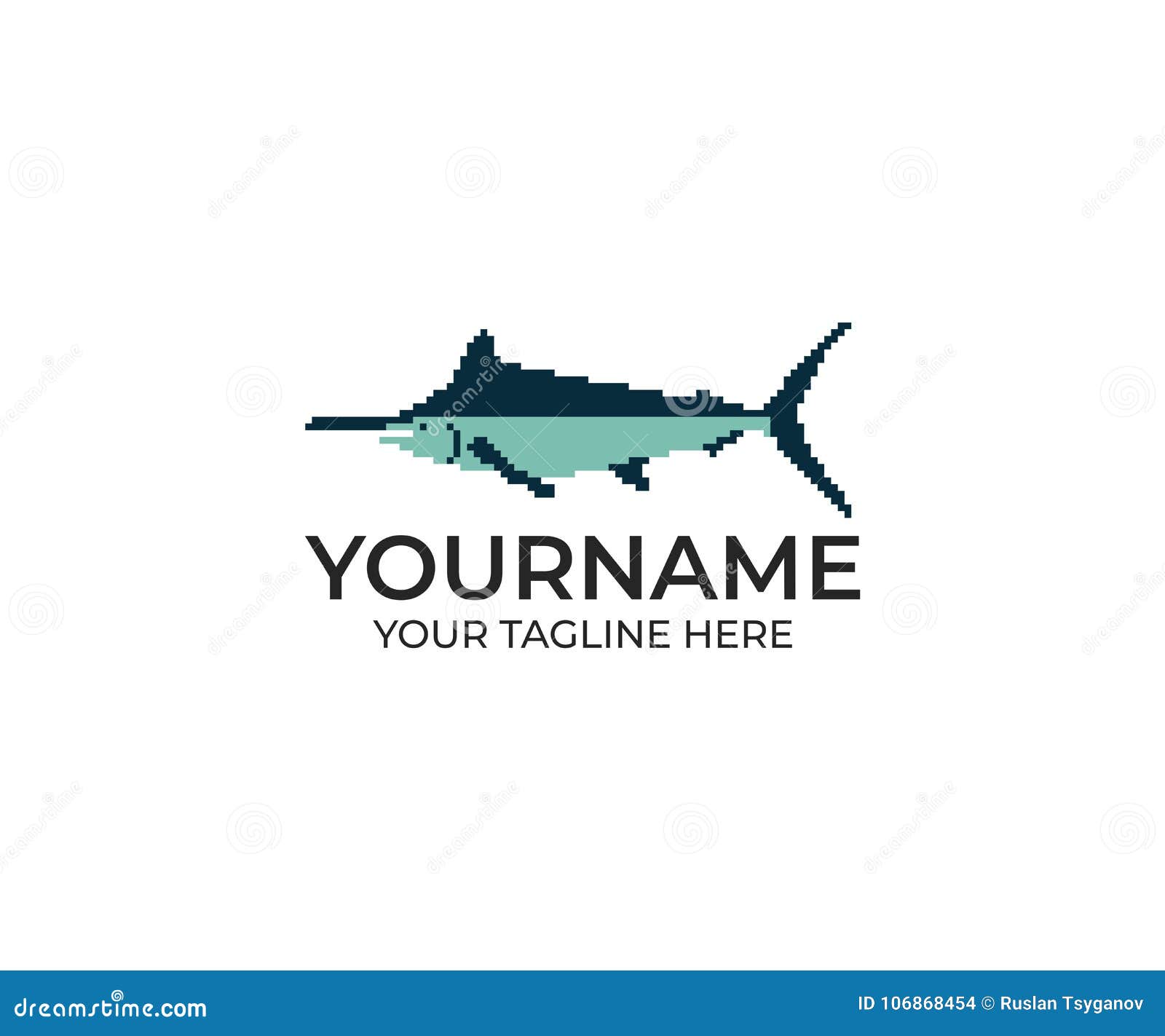 Fish Pixel Art Pattern Seamless. 8 Bit Carp Background. Pixelated ...