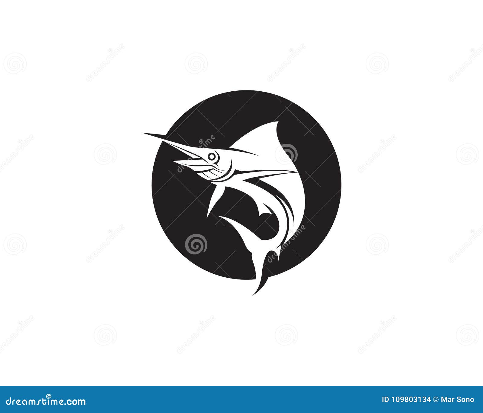Marlin Jump Fish Logo and Symbols Icon Stock Vector - Illustration of ...