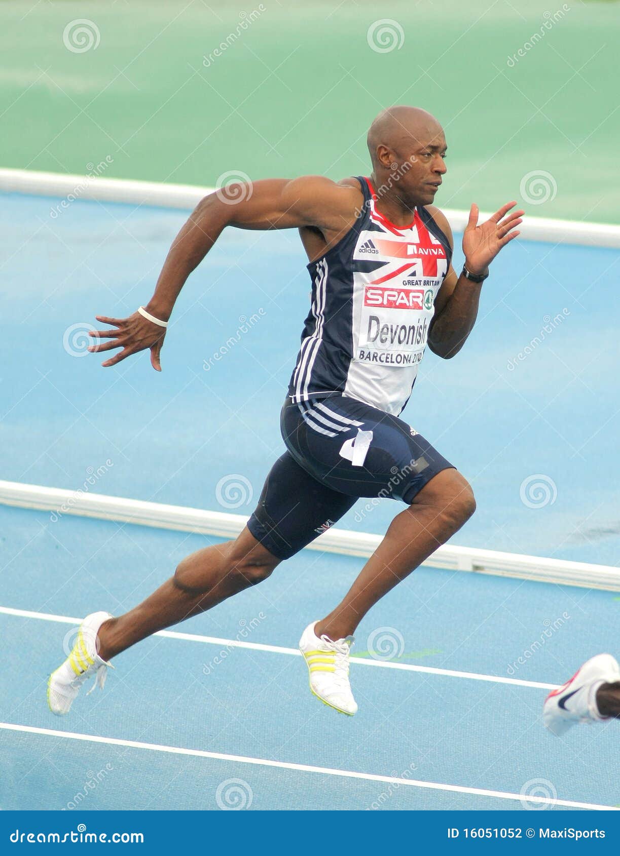 Marlon Devonish De Gran Bretaña Fotografía editorial - Imagen de ...