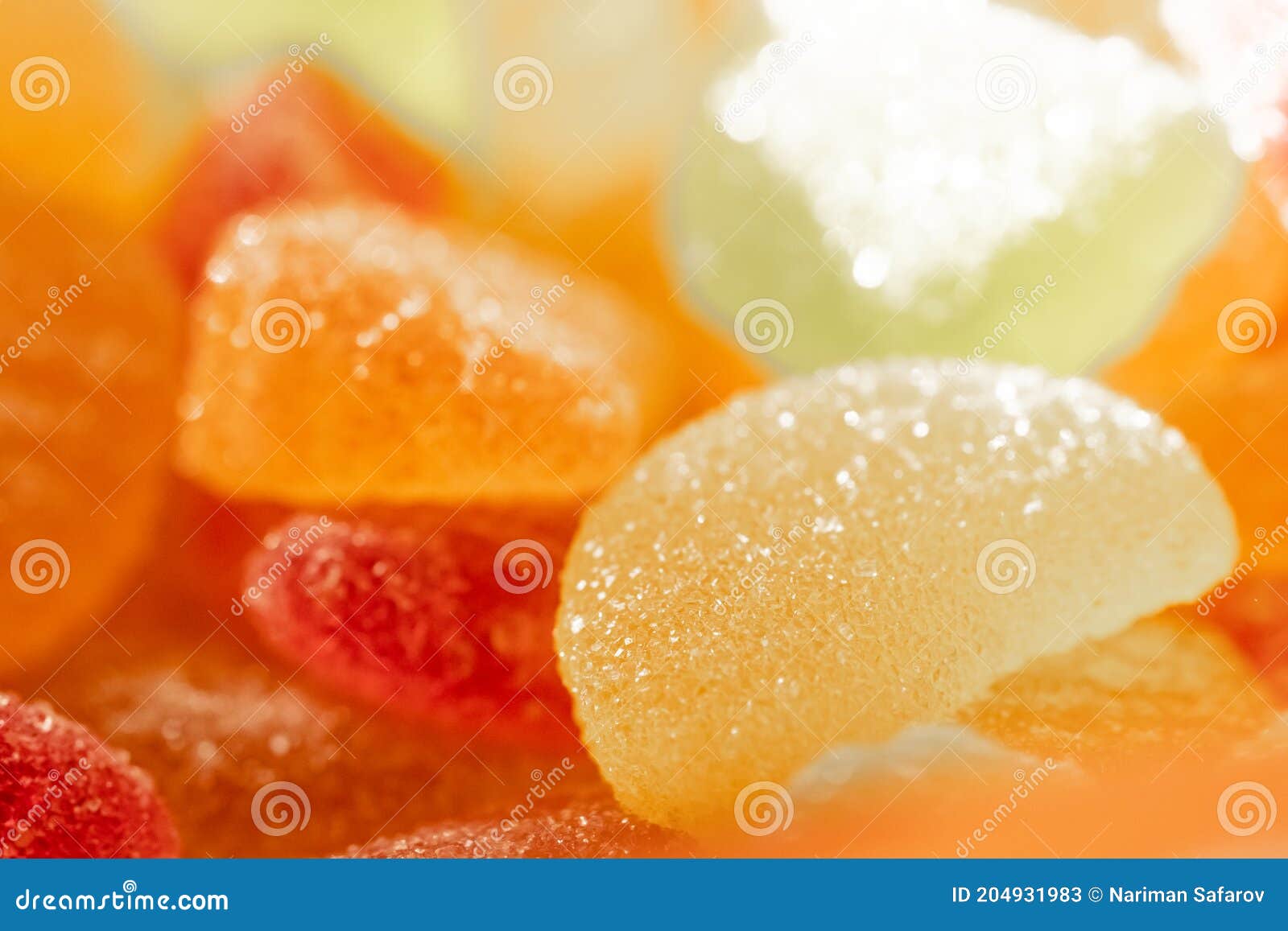Marmalade Candies of Different Colors Stock Image - Image of color ...