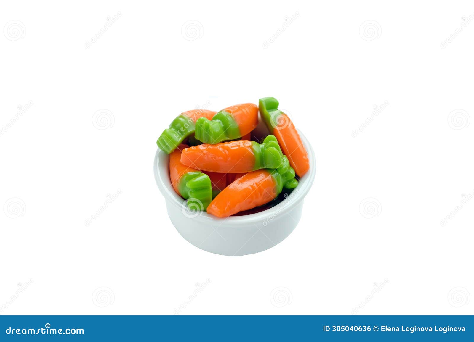Marmalade in the Shape of a Small Carrot, Isolated on White Stock Photo ...