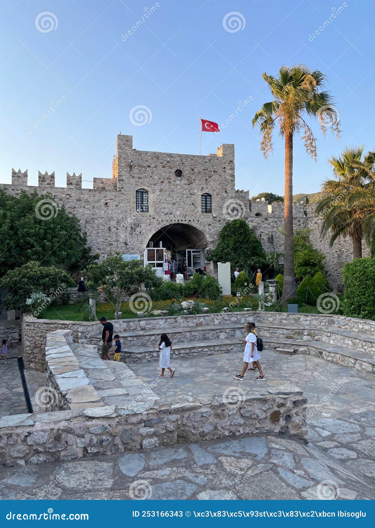 The Marmaris Castle in Marmaris, Turkey. Editorial Stock Photo - Image ...
