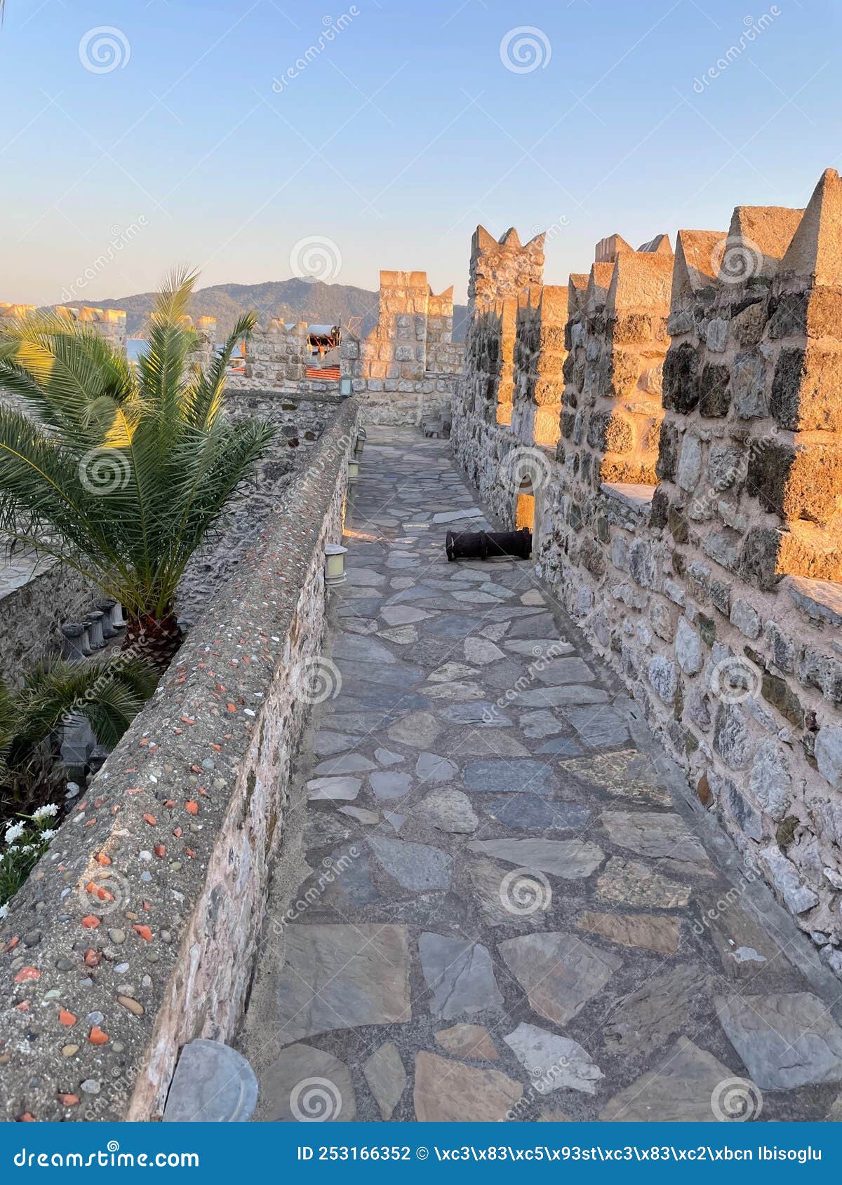 The Marmaris Castle in Marmaris, Turkey. Editorial Photography - Image ...