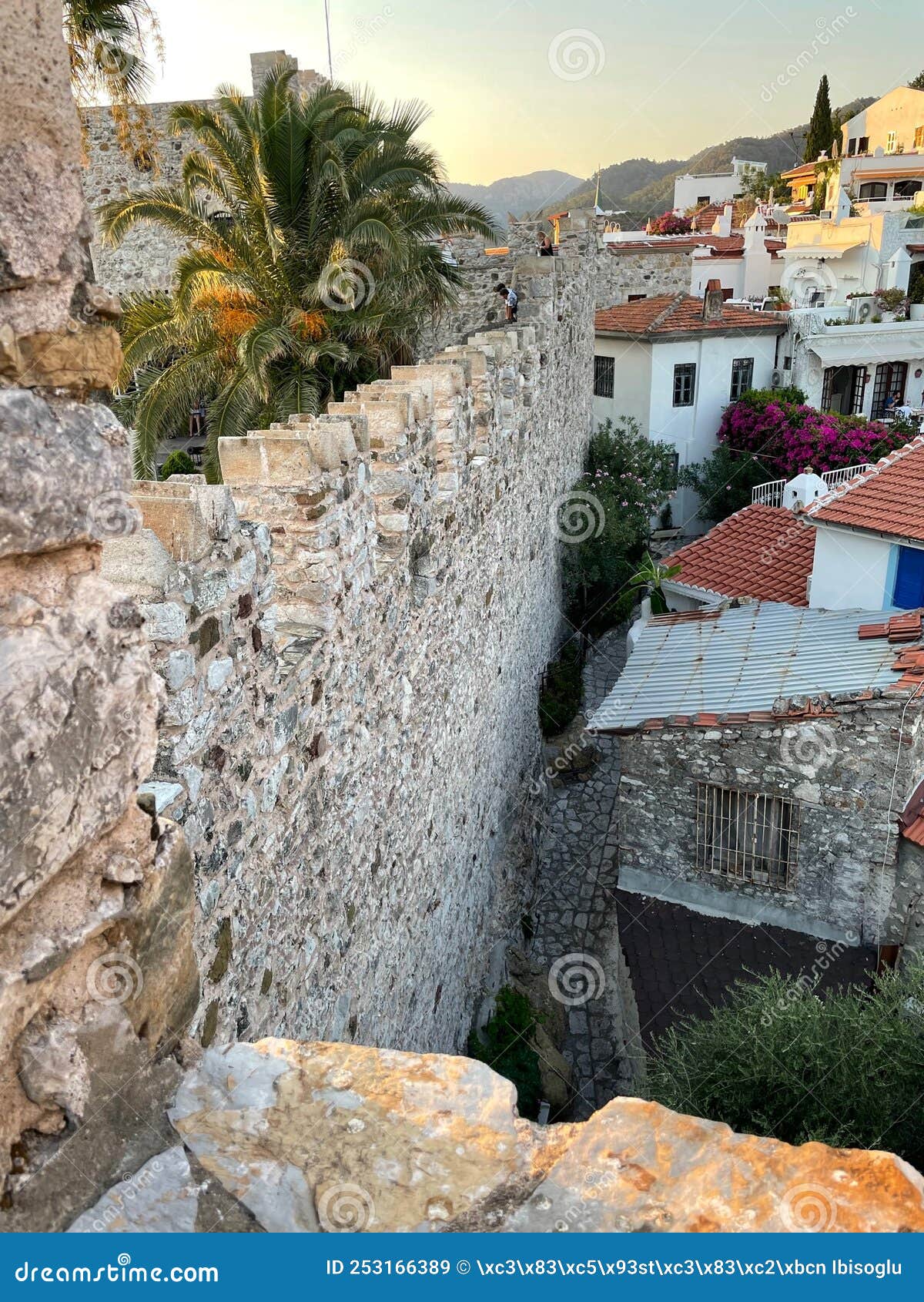 The Marmaris Castle in Marmaris, Turkey. Editorial Stock Image - Image ...