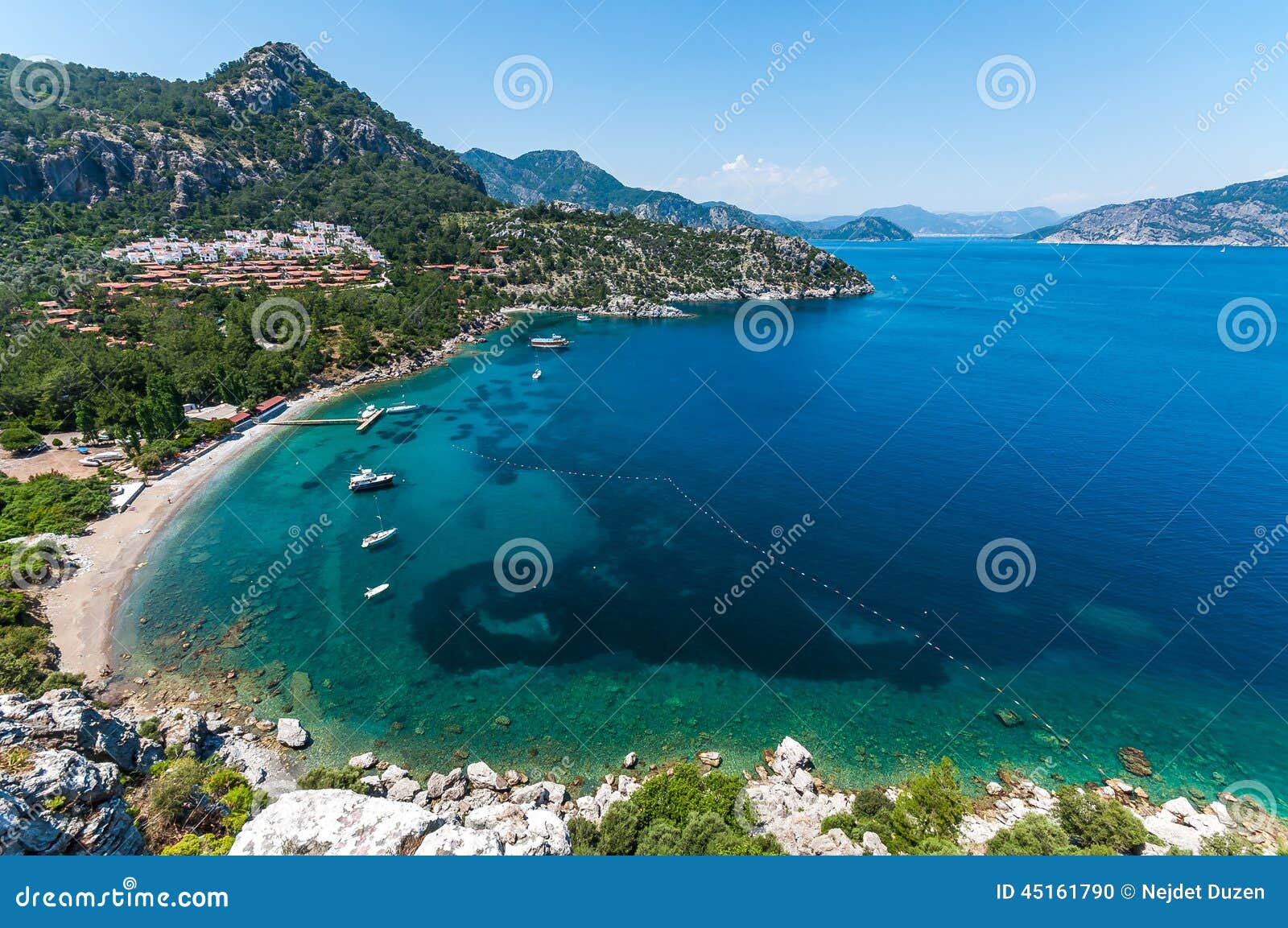 Marmaris, Turkije stock foto. Image of landschap, zonsopgang - 45161790