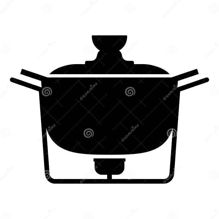 Marmite stock vector. Illustration of marmite, food, silhouette - 96868745