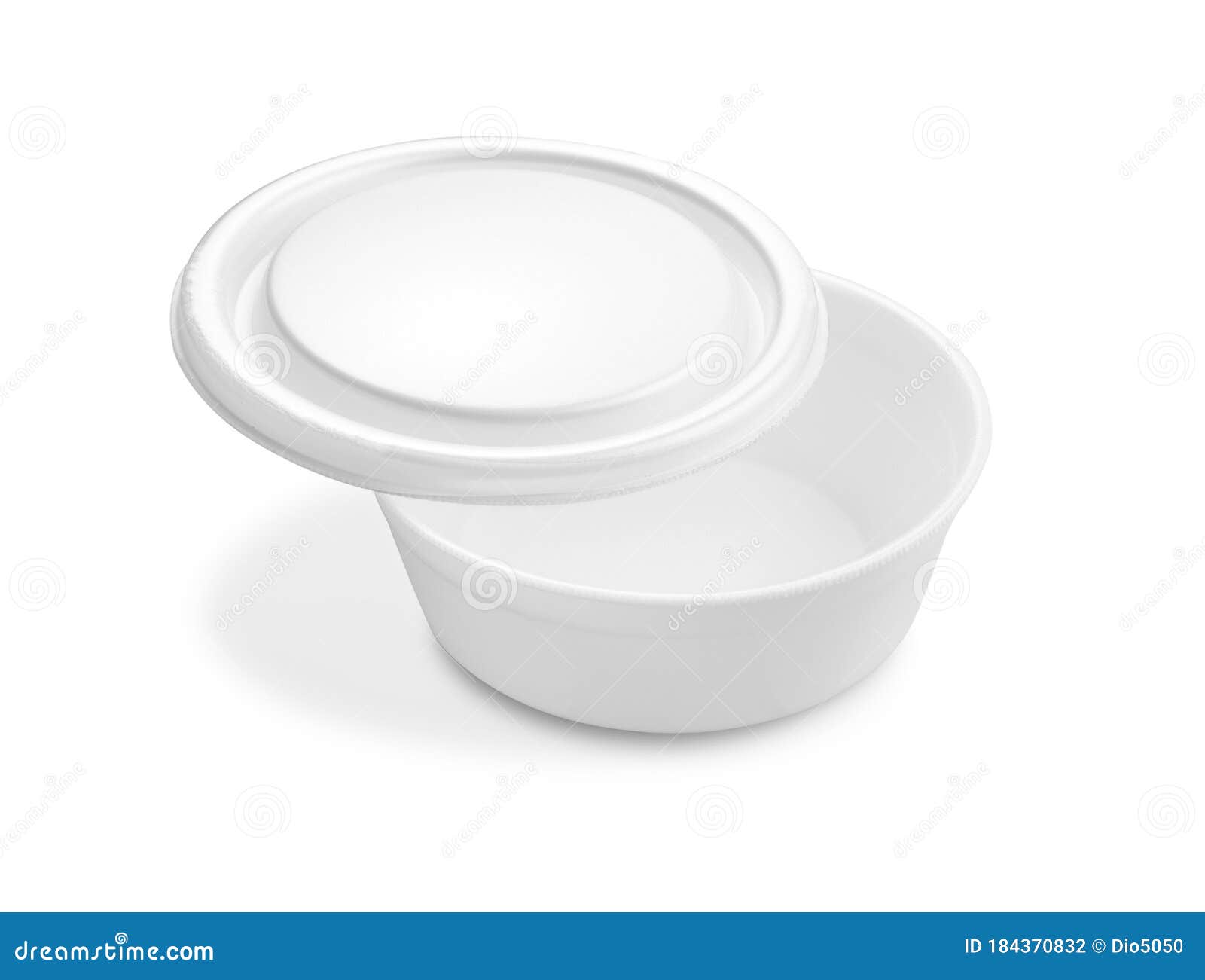 Marmitex Round Styrofoam Packaging Open Stock Photo - Image of warm ...