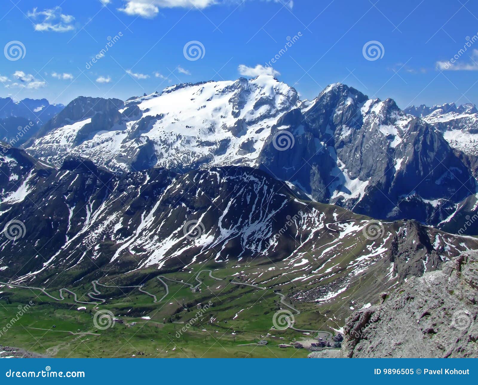 Marmolada stock image. Image of panorama, hiking, landscape - 9896505