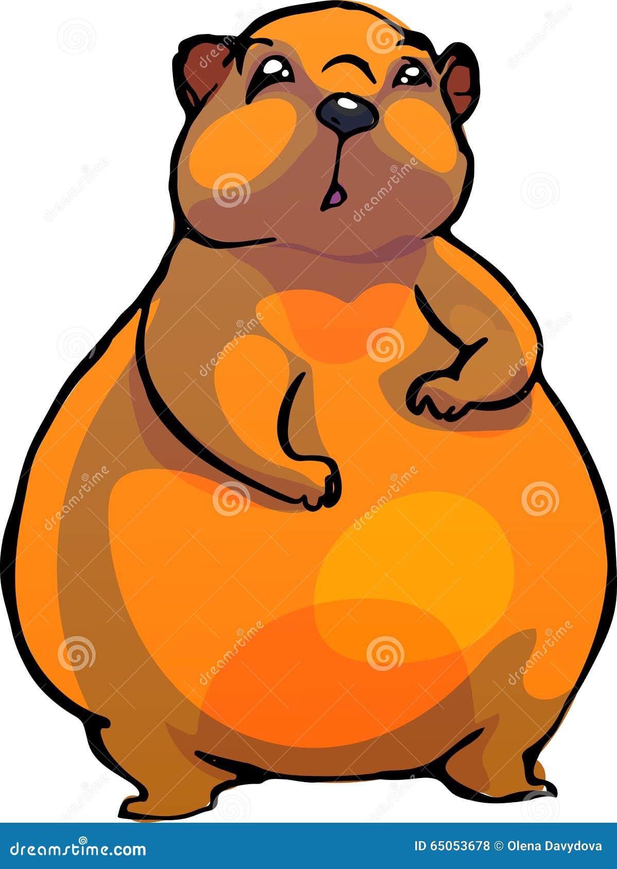 Marmot. Vector Illustration Stock Vector - Illustration of design ...