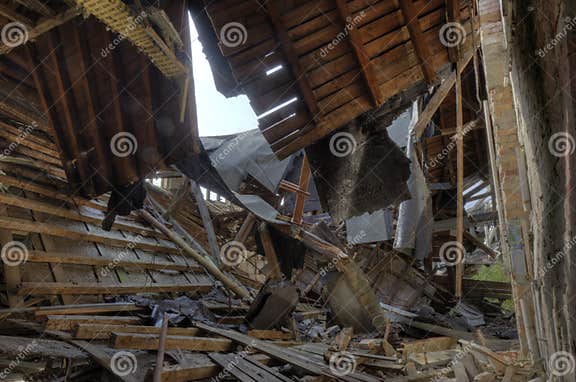 Marode building stock image. Image of architecture, window - 30136971