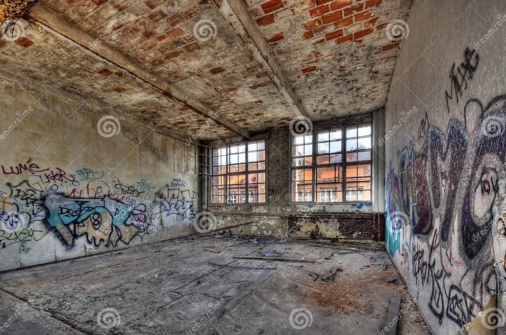 Marode building stock photo. Image of architecture, concrete - 30136980