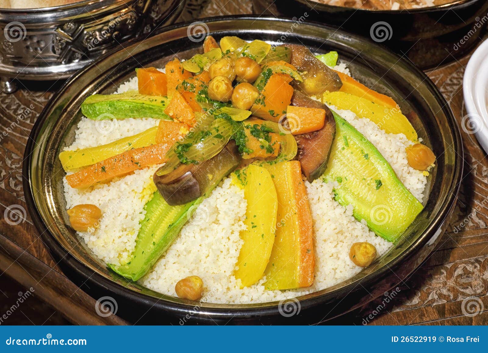 Marokkaanse kouskous. stock afbeelding. Image of cultureel - 26522919