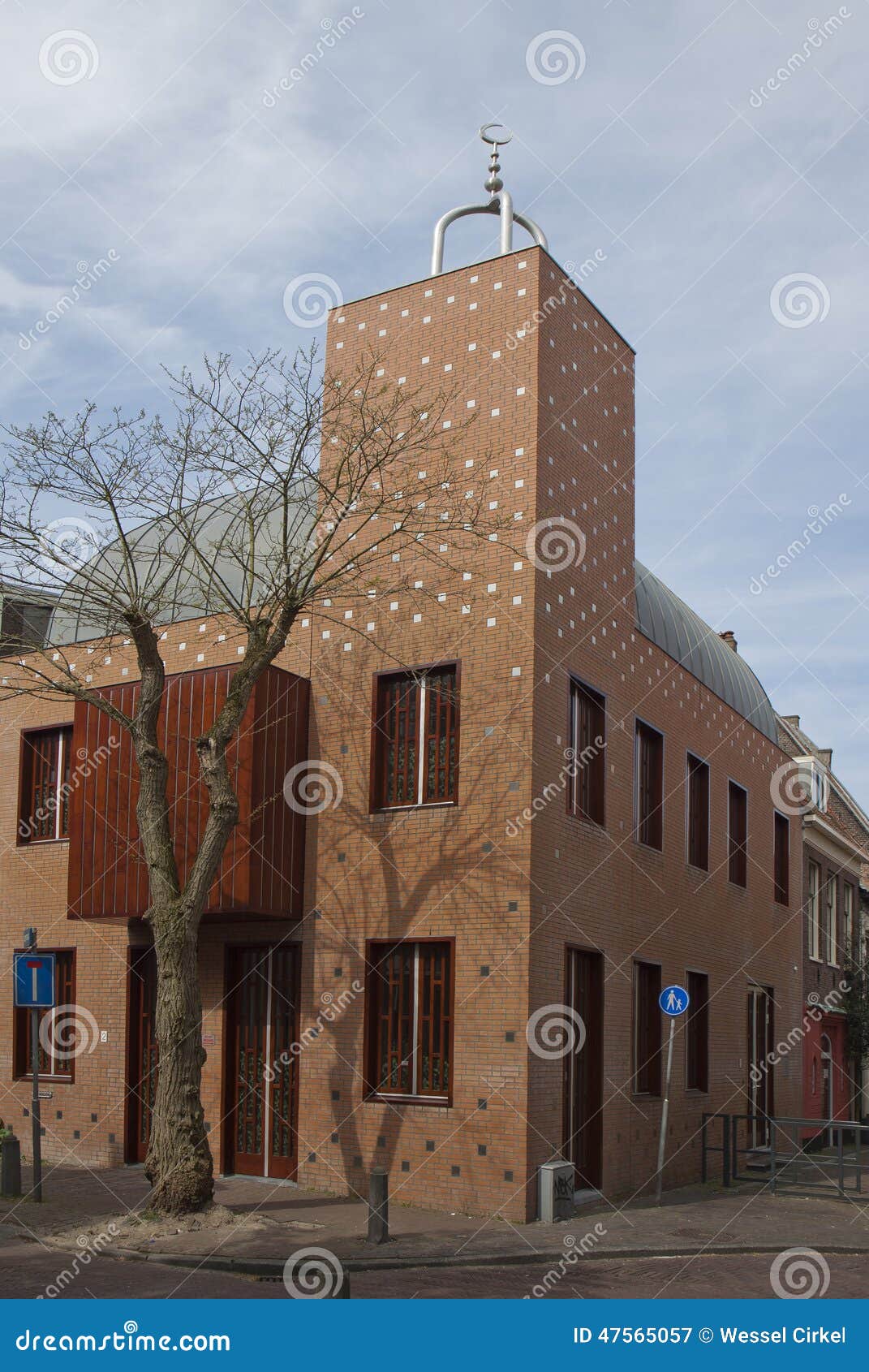Marokkaanse Moskee in Haarlem, Nederland Stock Afbeelding - Image of ...
