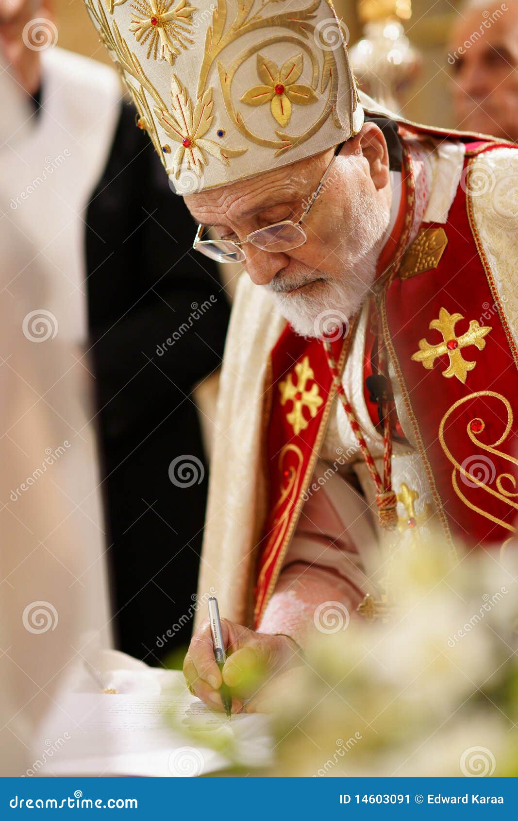 Maronite Patriarch and Cardinal Sfeir Editorial Photo - Image of east ...
