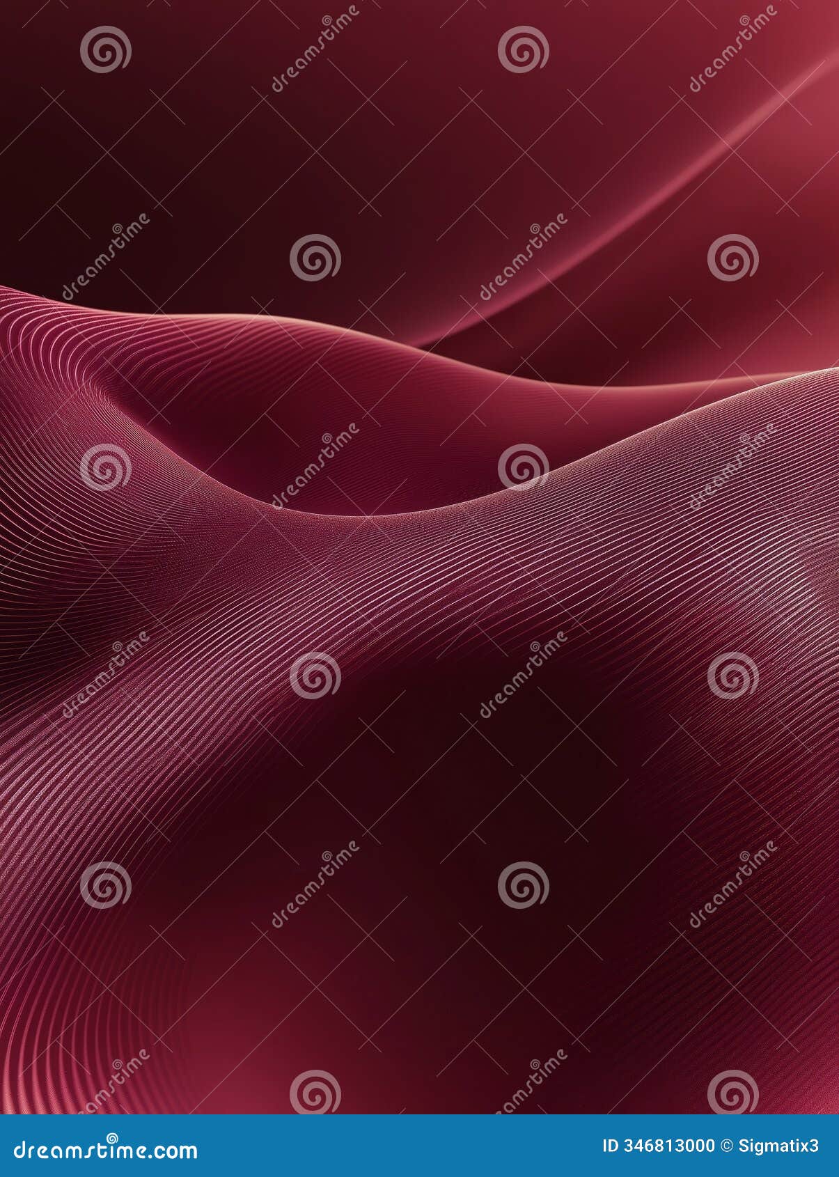 Maroon Abstract Background Flowing Smoothly with Elegant Waves Stock ...