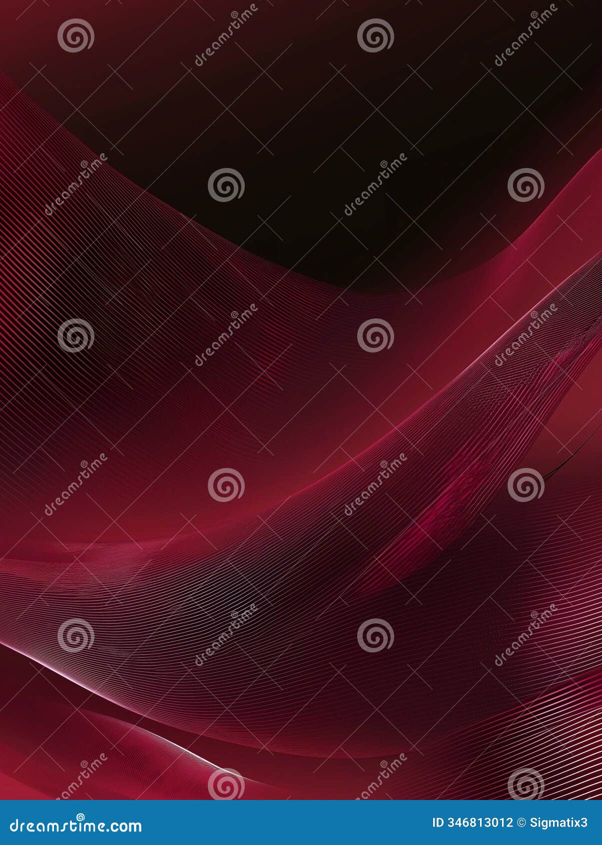 Maroon Abstract Background Flowing Smoothly with Elegant Waves Stock ...