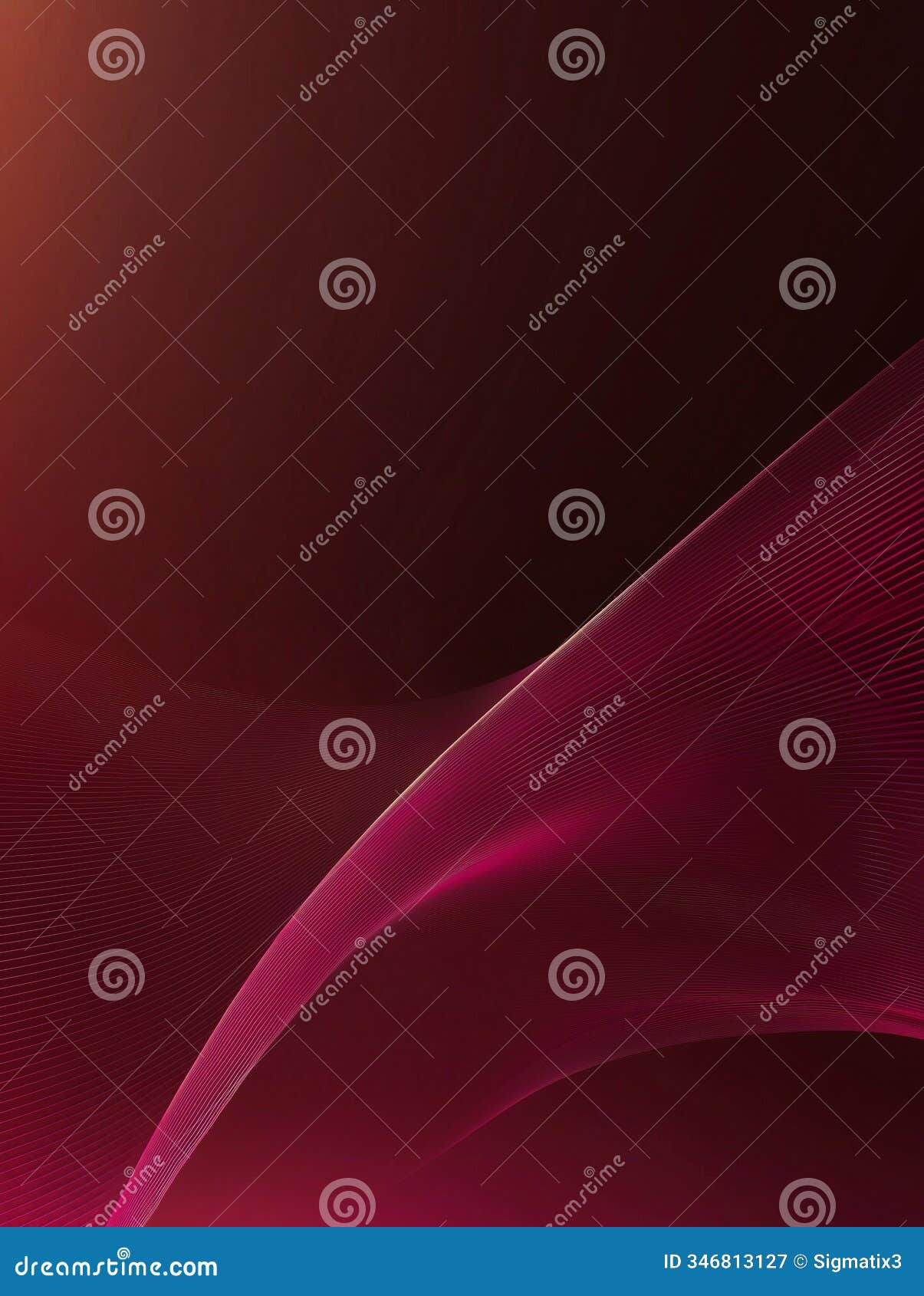 Maroon Abstract Background with Smooth Waves and Lines Stock ...