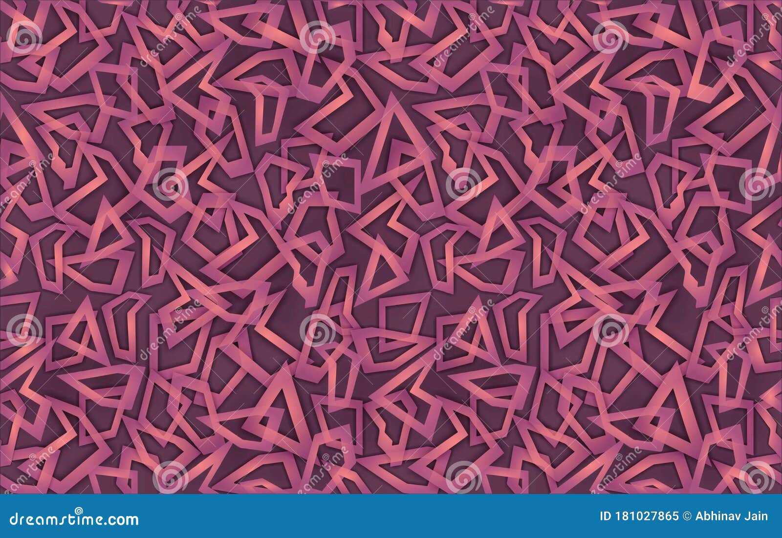 Maroon Backgound 3d Abstract Polgons Figures Overlaping Design Vector ...