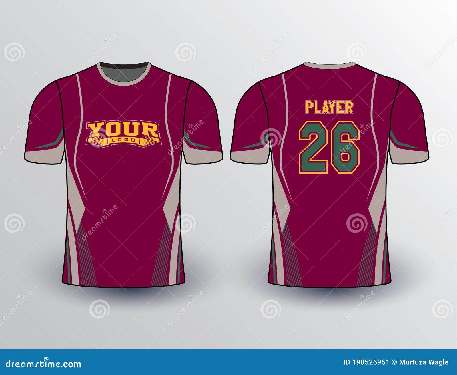 Unique Maroon Color with Graphite Mix Color Shirt Stock Vector ...