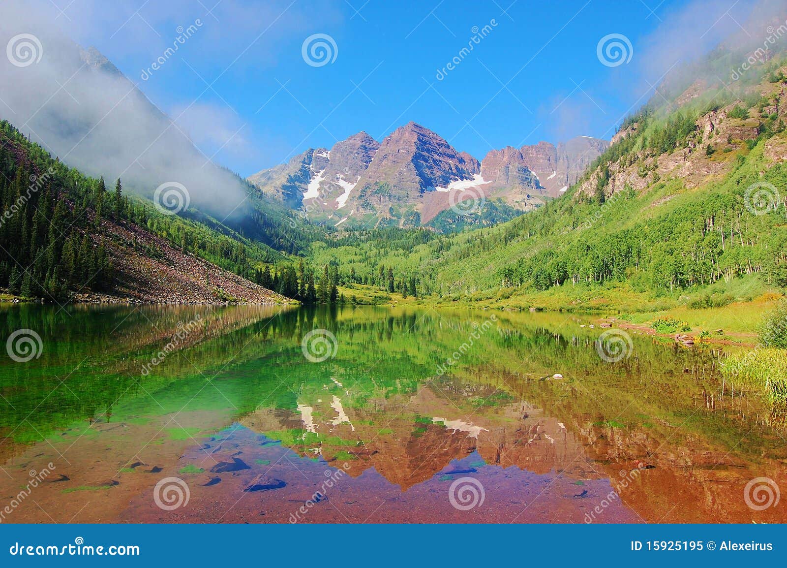 Maroon Bells stock image. Image of nature, colorado, mountains - 15925195
