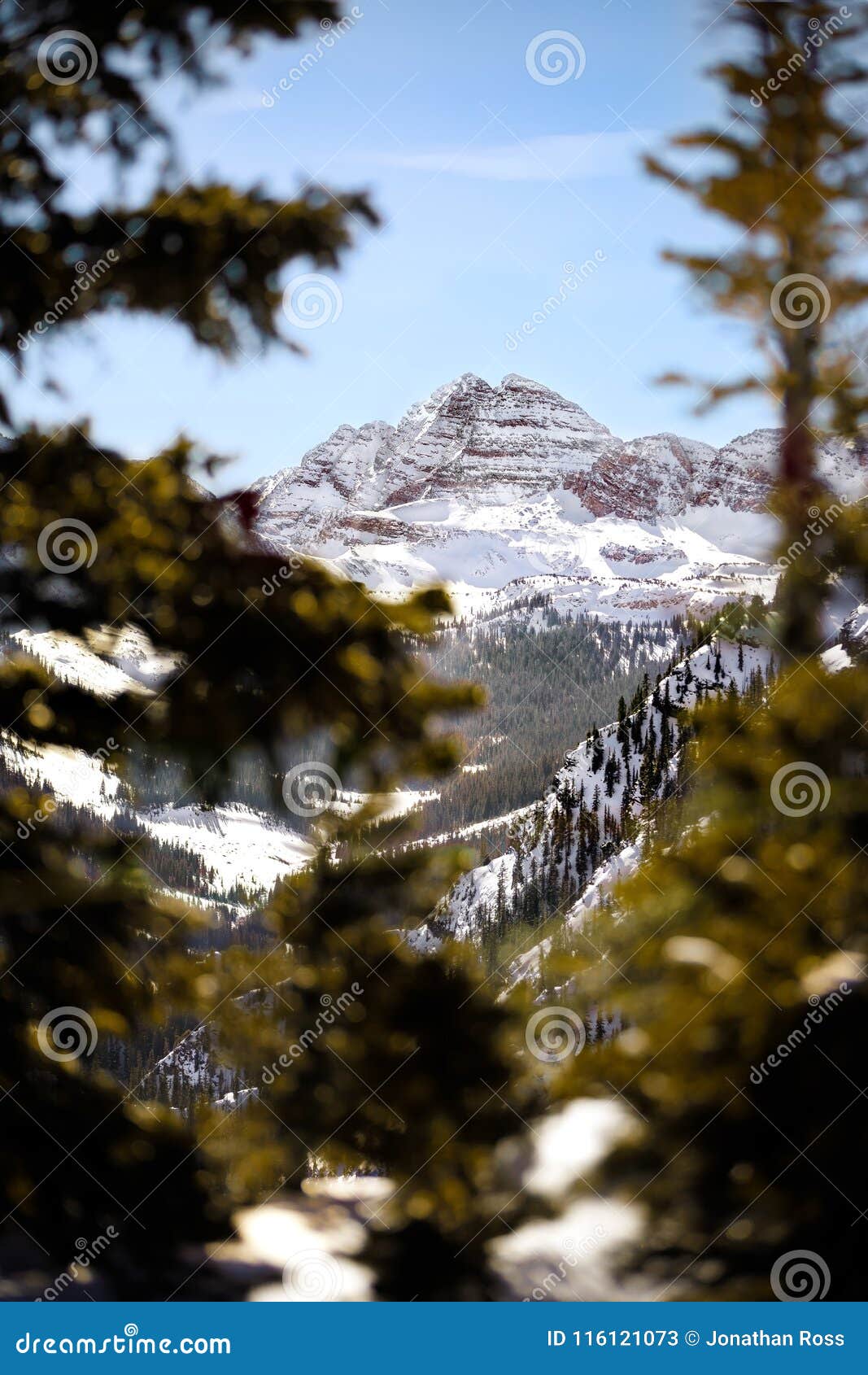 Maroon bells during fall stock image. Image of landscape - 116121073