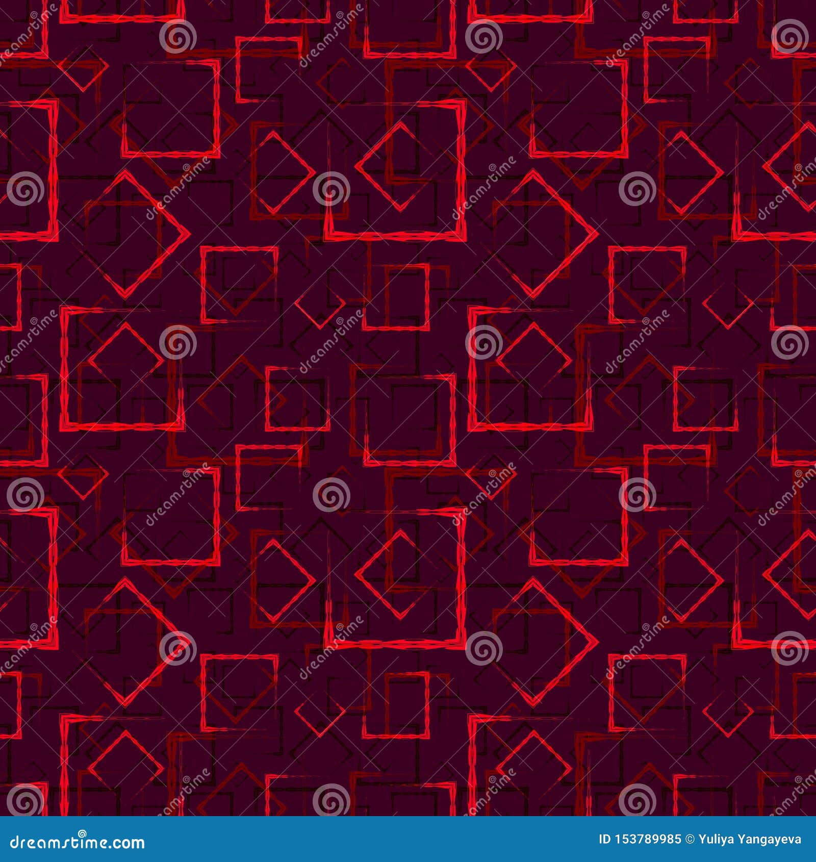 Maroon Carved Squares and Frames for an Abstract Red Background or ...