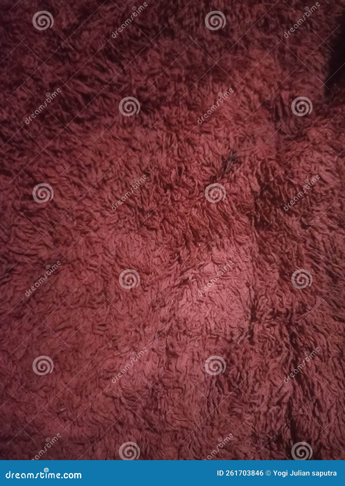 Maroon Colored Towels with Thick and Fluffy Fur Stock Photo - Image of ...