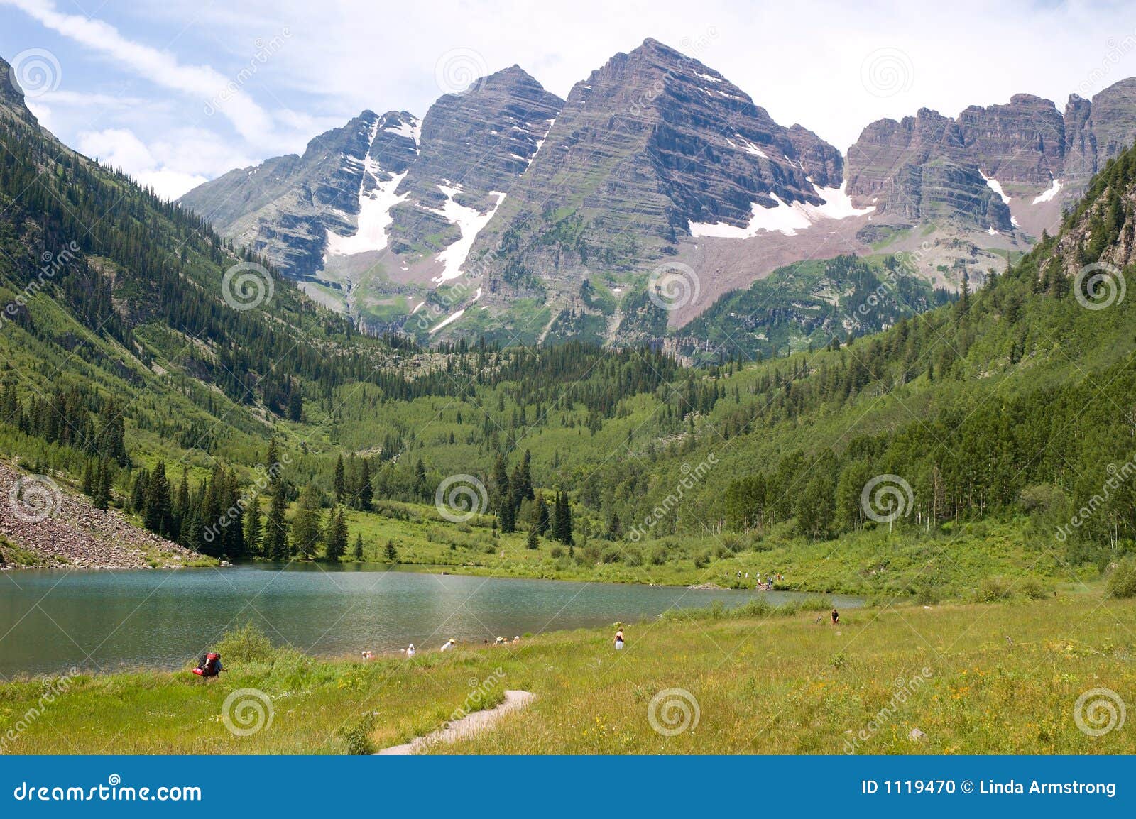 Maroon Lake stock photo. Image of maroon, national, river - 1119470
