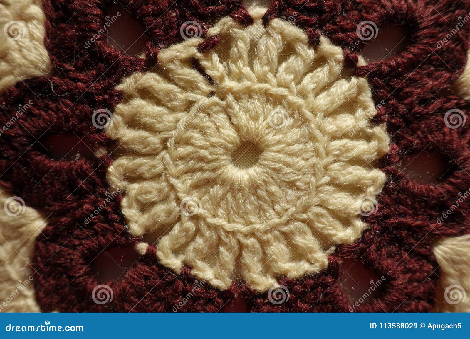 Maroon Crochet Rhino Stuffed Animal: Playful And Bold Knitted Toy Stock ...