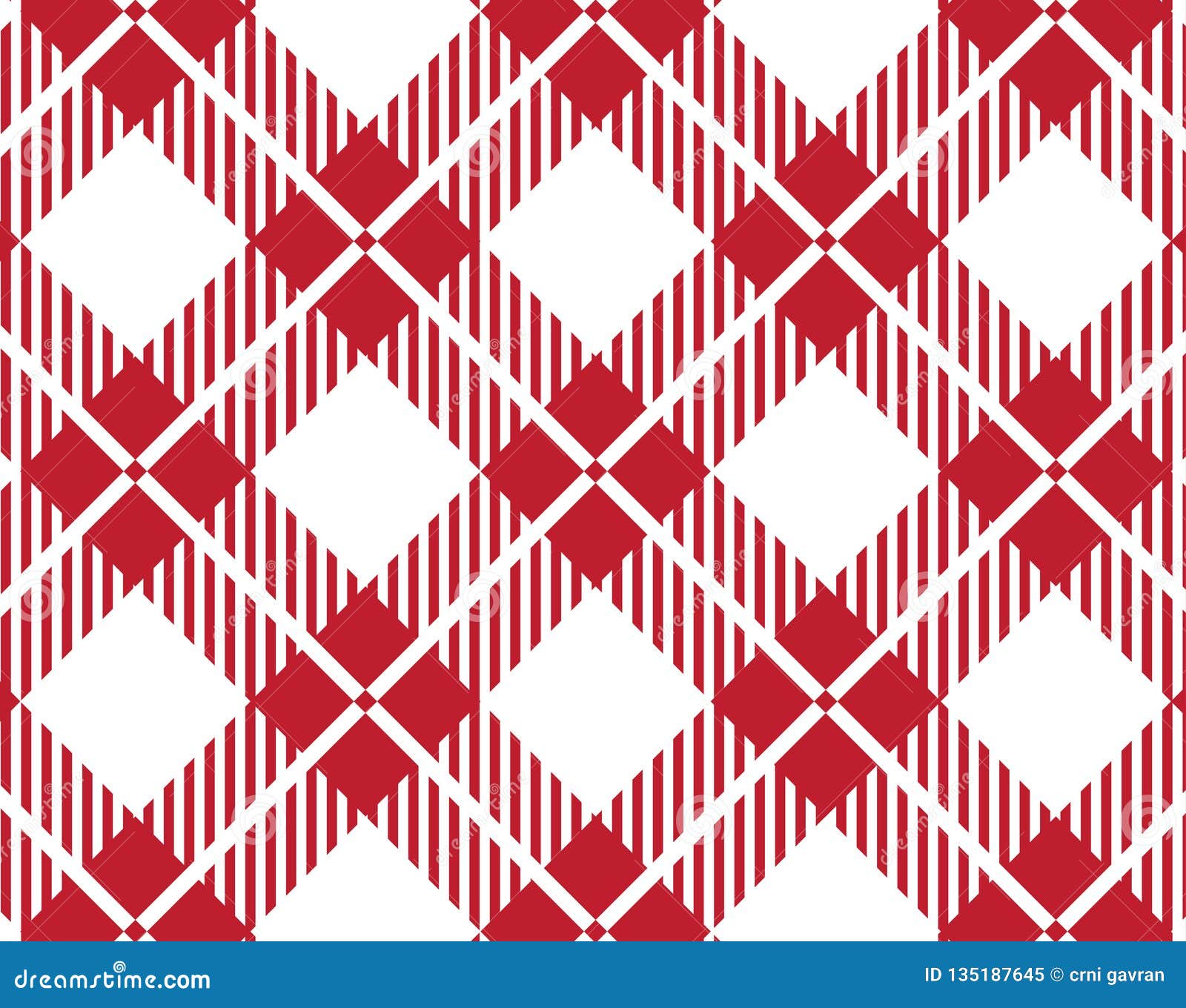 Maroon and White Gingham Plaid Pattern.Vector Illustration Stock ...