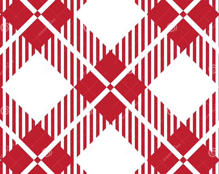 Maroon and White Gingham Plaid Pattern.Vector Illustration Stock ...