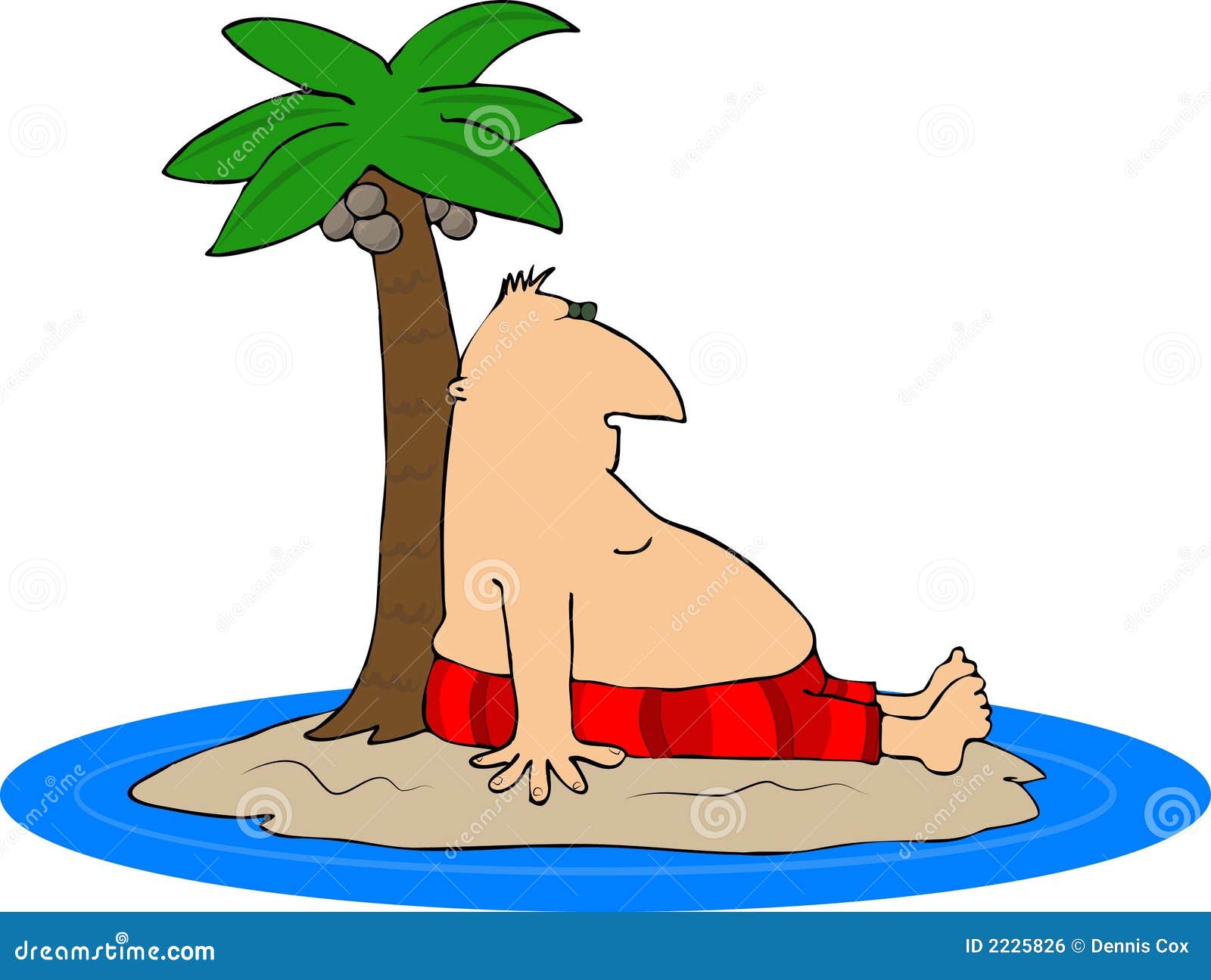 Marooned On A Deserted Island Beach Sun Royalty-Free Stock Photography ...