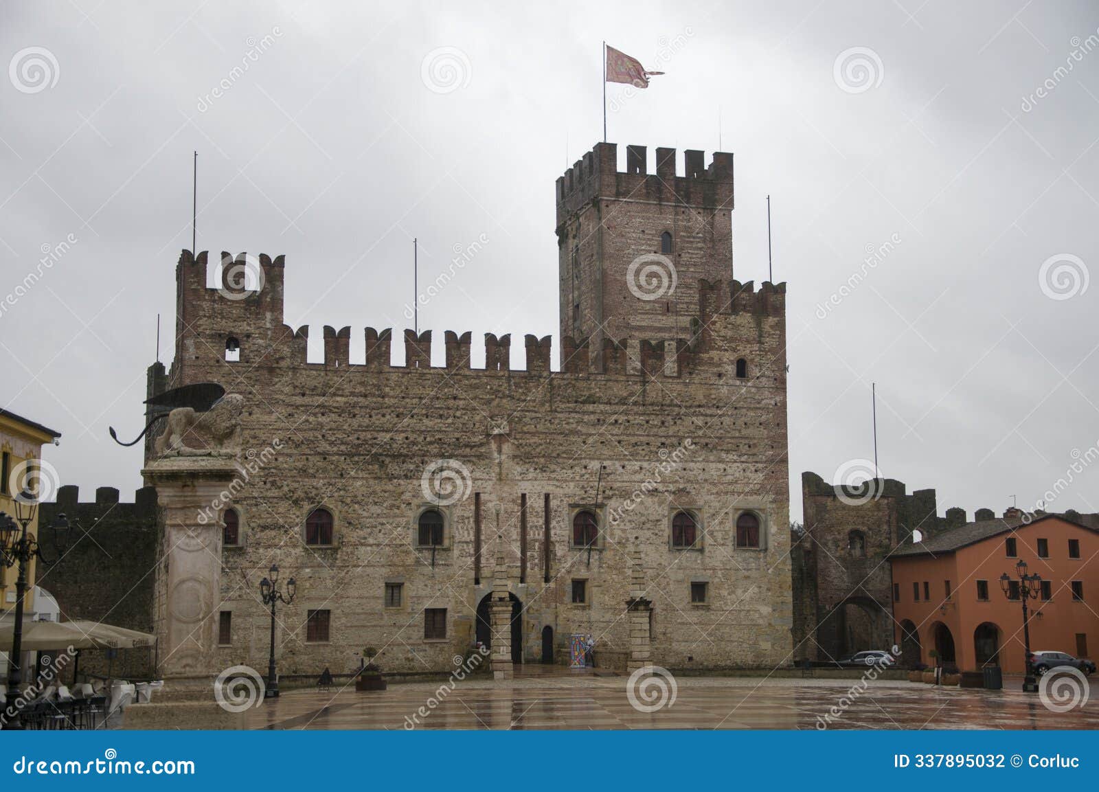 Marostica, the Castle editorial photography. Image of typical - 337895032