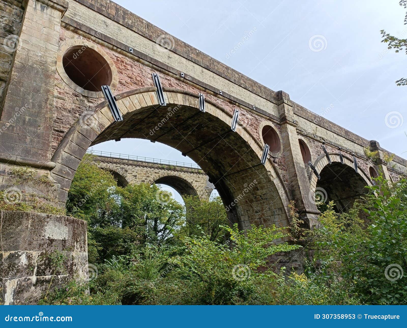 Marple Aquaduct Canal Walking Path Stock Image - Image of canal, path ...