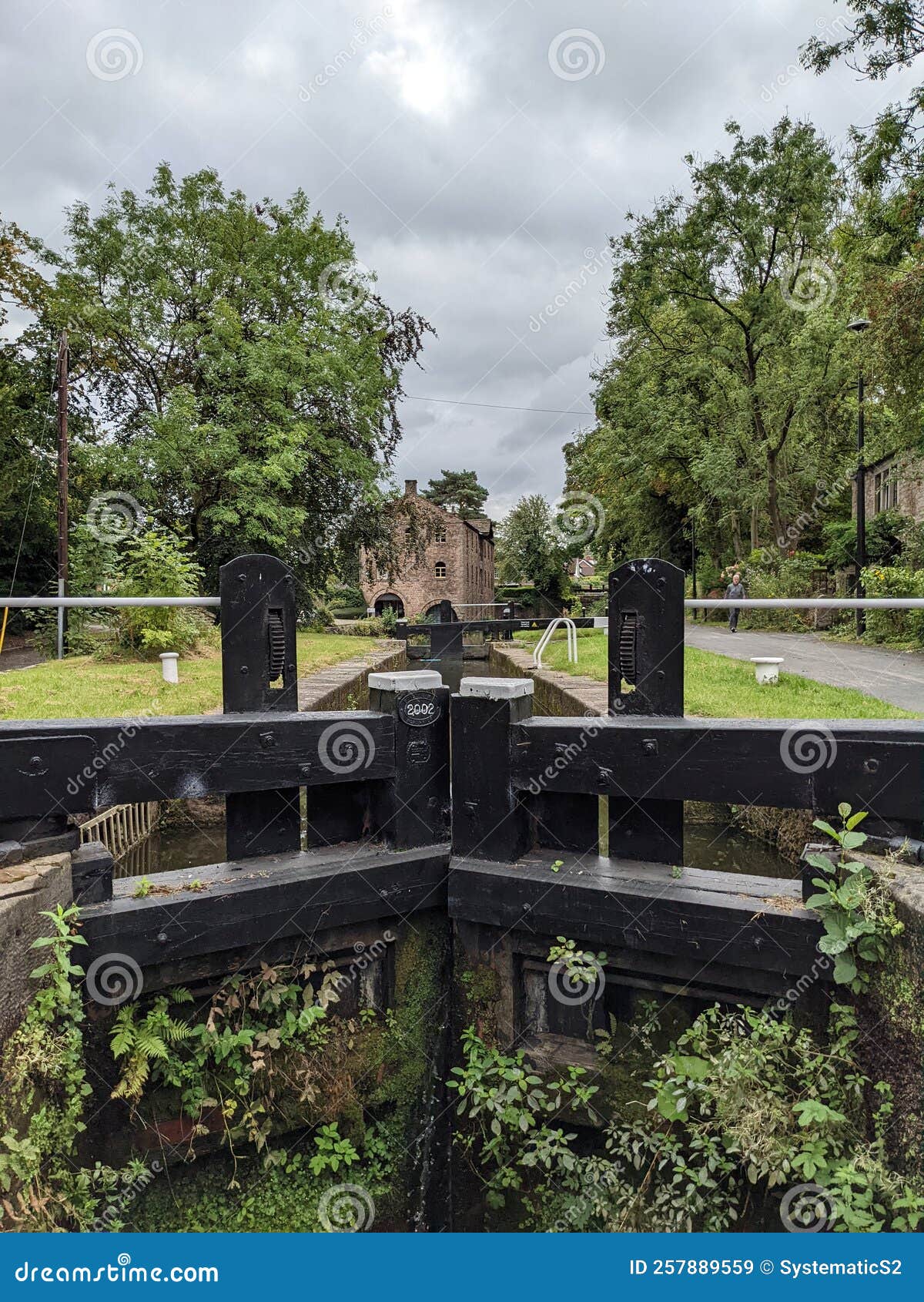 Marple Locks Canal Nature Scene Editorial Stock Image - Image of ...