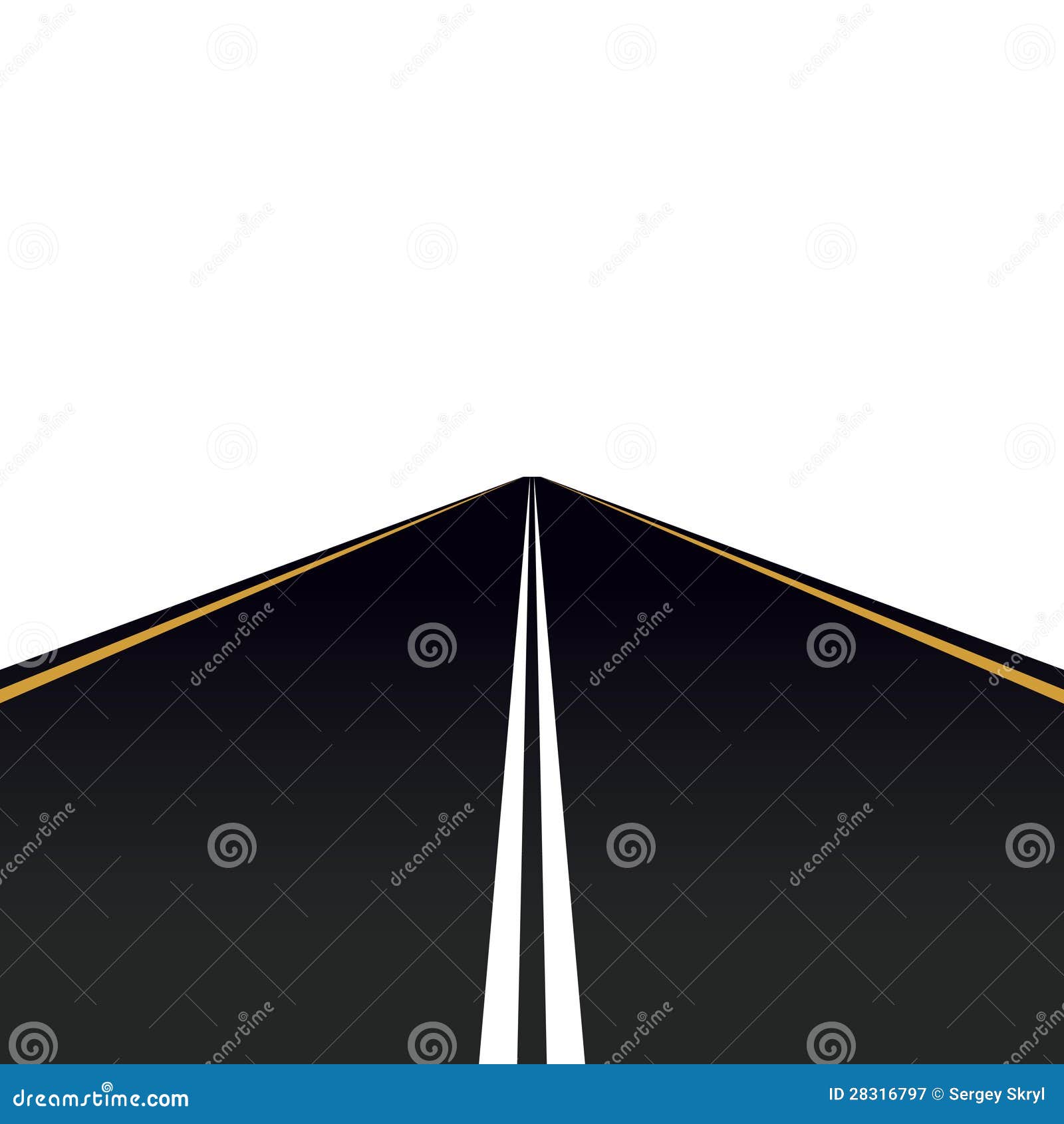 Marquage routier illustration de vecteur. Illustration du abstrait ...