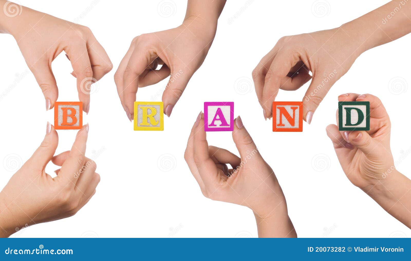 Marque de main et de mot photo stock. Image du vente - 20073282