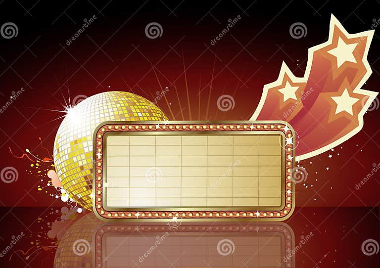 Marque sign stock vector. Illustration of nightclub, decoration - 16096545