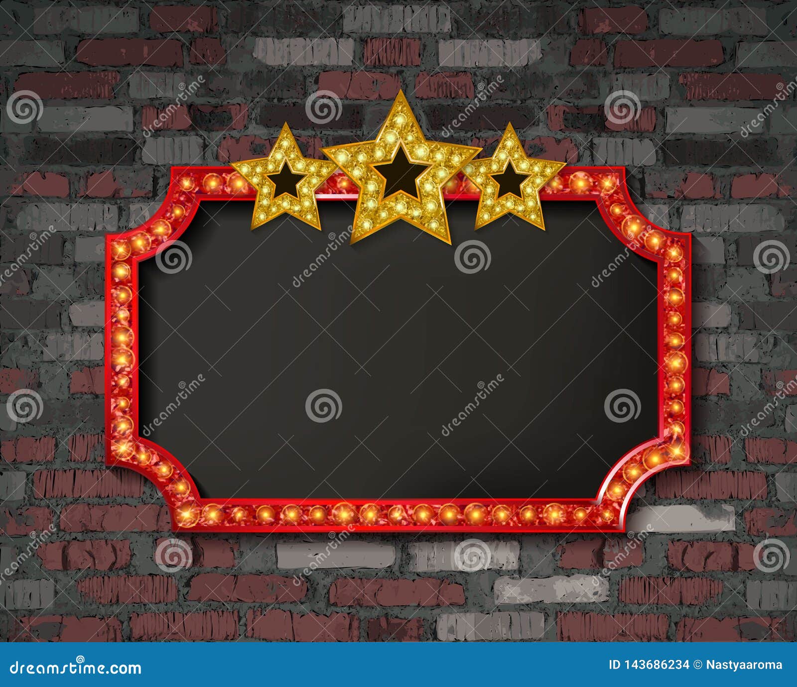 Marquee Light Border Icon. Clipart Image Cartoon Vector | CartoonDealer ...