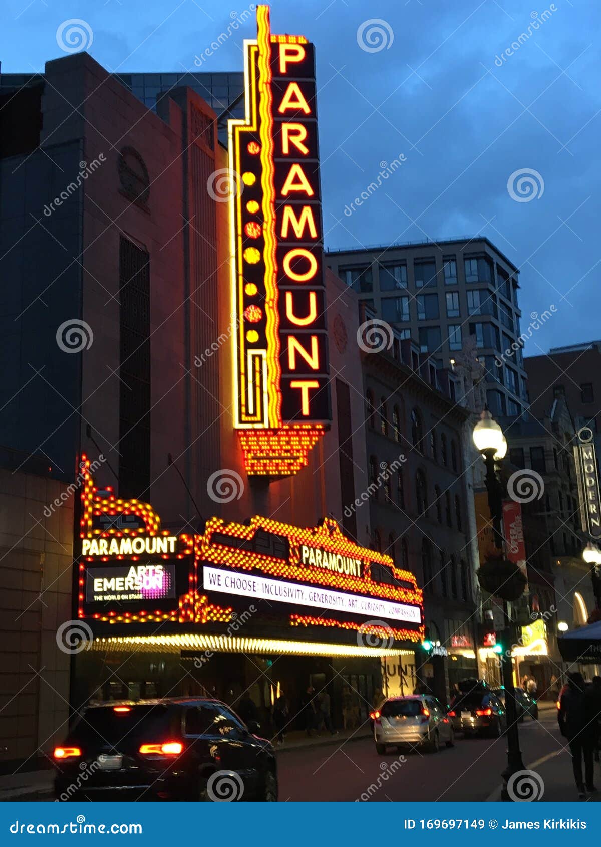 Paramount Theater, Boston editorial stock image. Image of culture ...