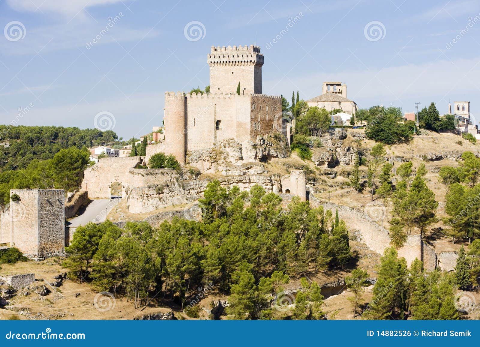 Marques de Villena Castle stock photo. Image of castilla - 14882526