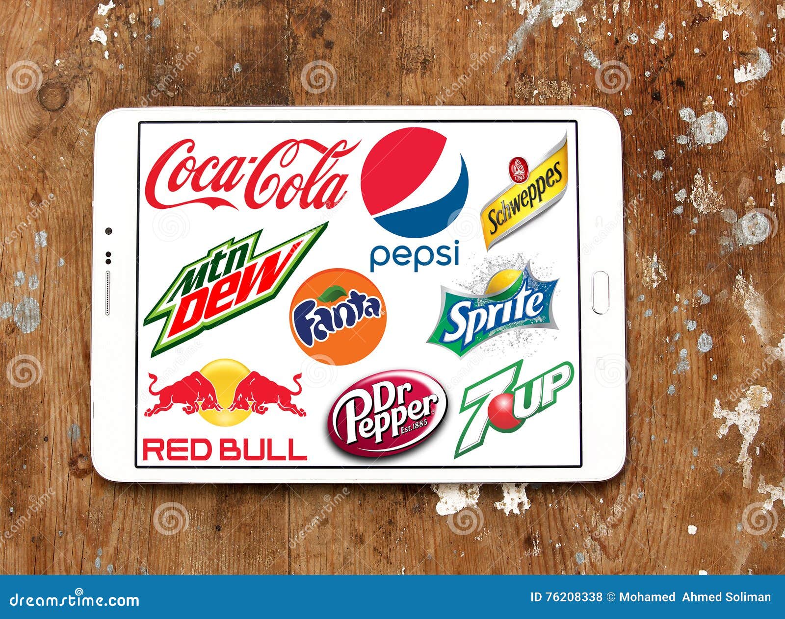 Marques Et Logos De Boisson Non Alcoolisée Photo stock éditorial ...